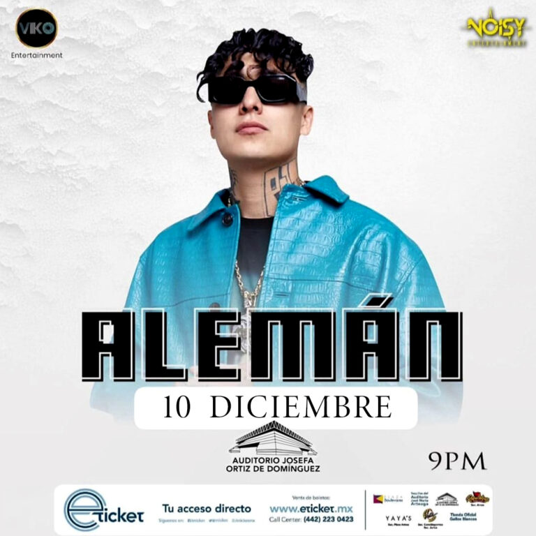 El rapero Alemán regresara a Querétaro - Queretarock Music