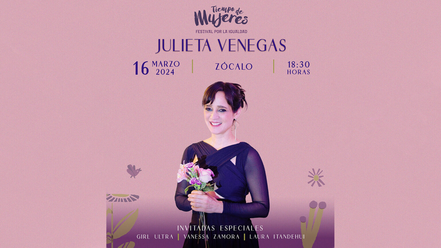 Julieta Venegas en el Zócalo de la Ciudad de México - Queretarock Music