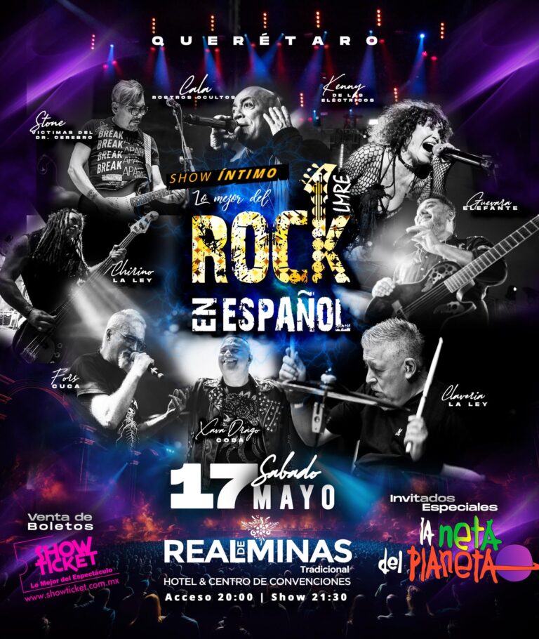 Lo mejor del rock en español en Querétaro Tour 2025 - Queretarock Music